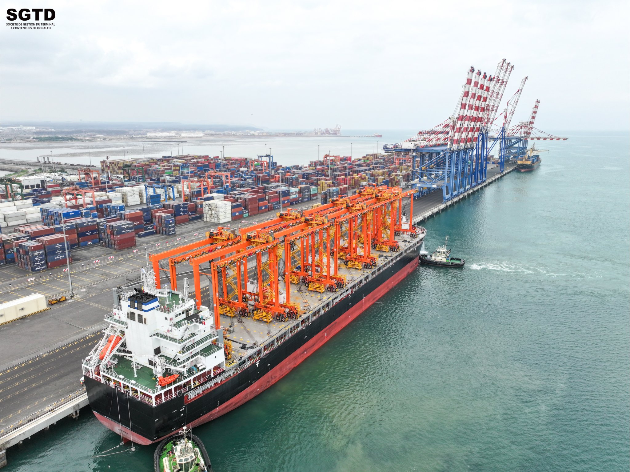 Arrival of 10 new RTGs at SGTD - SGTD